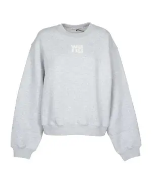 Alexander Wang Logo Printed Crewneck Sweatshirt