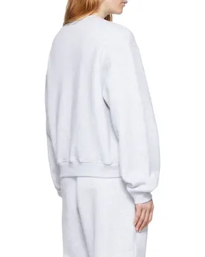 Alexander Wang Logo Printed Crewneck Sweatshirt
