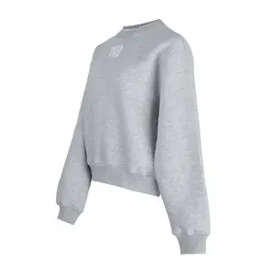 Alexander Wang Logo Printed Crewneck Sweatshirt - Light Grey