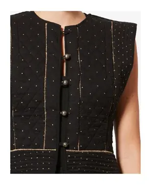 Isabel Marant Étoile Quilted Sleeveless Top With Studs