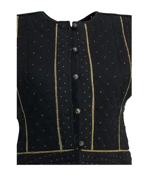 Isabel Marant Étoile Quilted Studded Vest