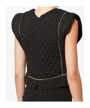 Isabel Marant Étoile Quilted Studded Vest