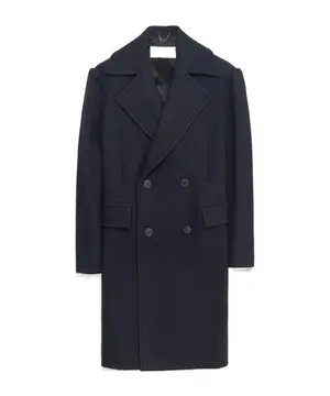 Dries Van Noten Double-breasted Long-sleeved Coat - Black