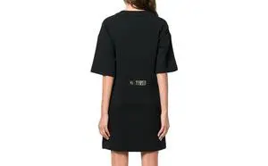 Moschino Printed Dress With Logo And Teddy Bear Graphic