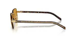 Prada Rimless Rectangle Sunglasses - Brown