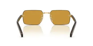 Prada Rimless Rectangle Sunglasses - Brown
