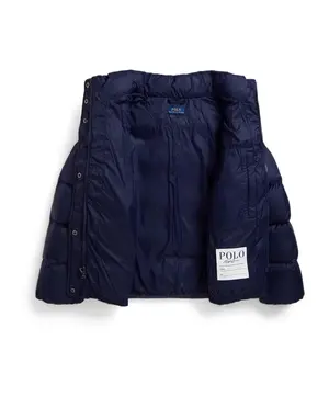 Ralph Lauren Long-sleeved Down Jacket With Detachable Hood