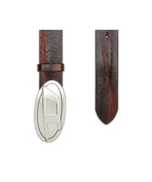 DIESEL® B-1dr 2.0 Belt With Oval Buckle - White