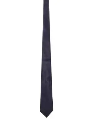 Kiton Silk Neck Tie - Black