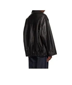 Nour Hammour Noah Leather Zip-up Jacket