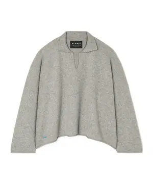 Alanui Ribbed Polo Neck Top With Rolled Hem