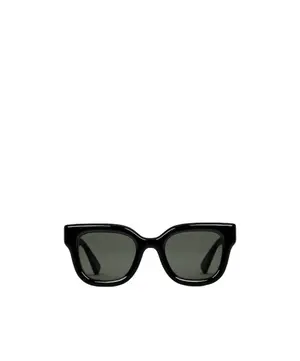 Gucci Gucci Round Frame Sunglasses Bright Black