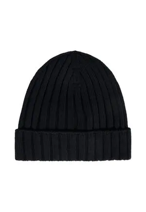 Moncler Logo-patch Beanie - Blue