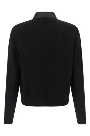 Moncler Zip-up Padded Cardigan - Black