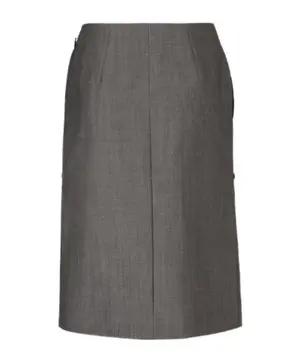 Fendi Mohair Midi Skirt With Side Slits