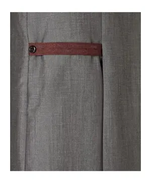 Fendi Mohair Midi Skirt With Side Slits