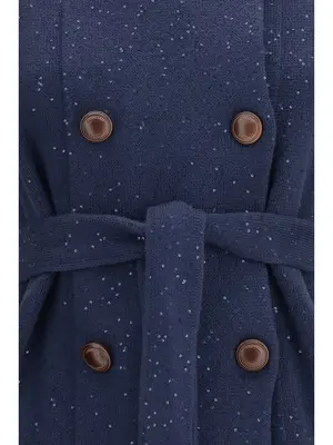 Brunello Cucinelli Double Breasted Knitted Vest
