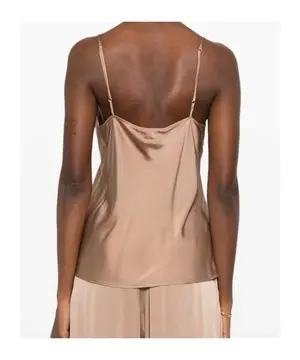 FORTE_FORTE V-neck Tank Top - Nude