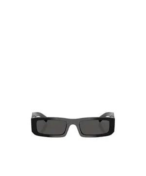 Prada Rectangle Frame Sunglasses - Black