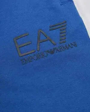 EA7 Elastic Waist Side Stripe Shorts