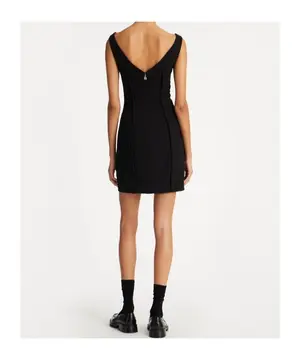 ROTATE BY BIRGER CHRISTENSEN Rose-buttoned Mini Dress