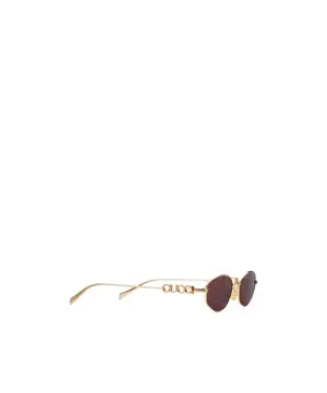 Gucci Oval Frame Sunglasses