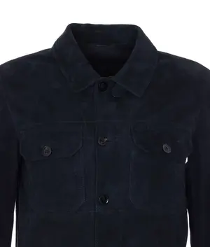 TOM FORD Long Sleeved Buttoned Jacket - Black