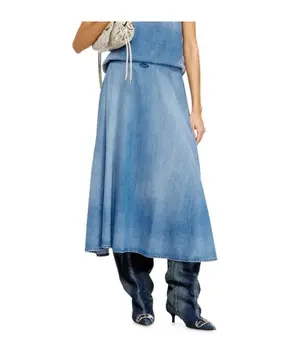 DIESEL® De-annie S3 Fluid Denim Skirt