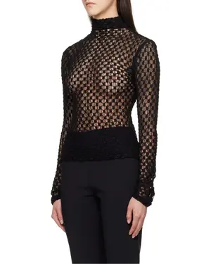 RÓHE Long-sleeved High Neck Top
