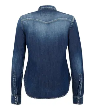 Dsquared2 Long Sleeve Denim Shirt - Blue