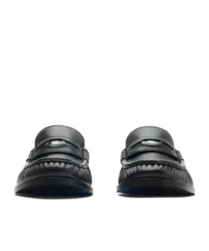 Burberry Cadet Gathered Slip-on Loafers - Black