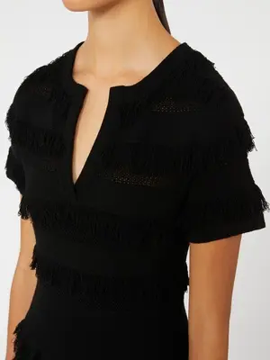 Max Mara Grazia Knit Dress With Tassels