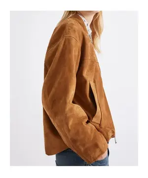 Marella Suede Blouson Jacket
