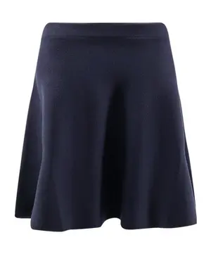 Max Mara Cotton And Viscose Crêpe Miniskirt