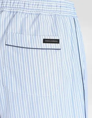 Dolce & Gabbana Striped Drawstring Trousers - Blue