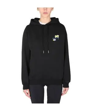 Off-white Relaxed Sweatshirts Hoodies For Women