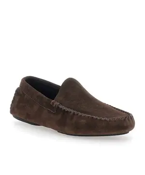 THE ROW Round-toe Slip-on Loafers - Brown