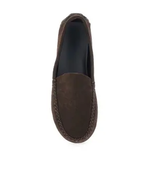 THE ROW Round-toe Slip-on Loafers - Brown