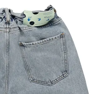 Off-White Belted Slim-fit Jeans