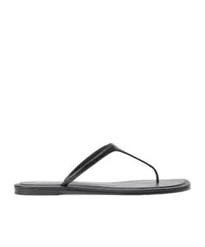 Polo Ralph Lauren Thong Flat Sandals - Black