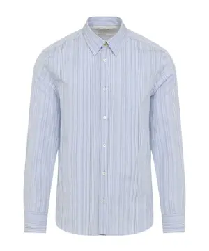Paul Smith Striped Long-sleeve Shirt - Blue