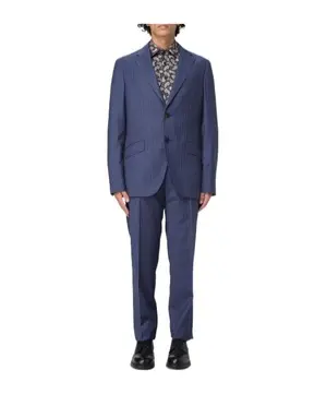 Etro Pinstriped Wool Suit