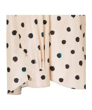 Fendi Falena Dots Printed Long Sleeved Shirt - Multicolor