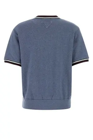 Prada Short-sleeved V-neck Jumper