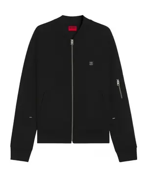 Hugo Boss Zip Up Jersey Bomber Jacket