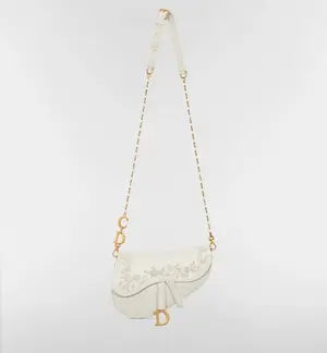 Dior Small Saddle Bag With Chain