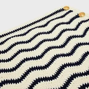 Celine Mini Skirt In Crochet Cotton - Black