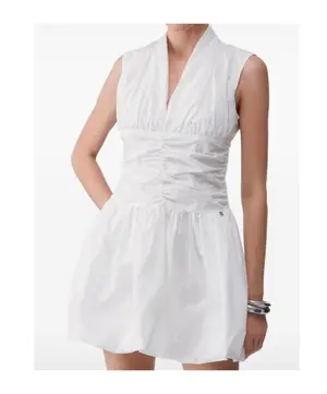 Liu Jo Sleeveless Open Back Dress - White