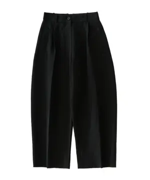 Studio Nicholson Minos Pleated Trousers - Black