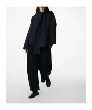 Studio Nicholson Minos Pleated Trousers - Black